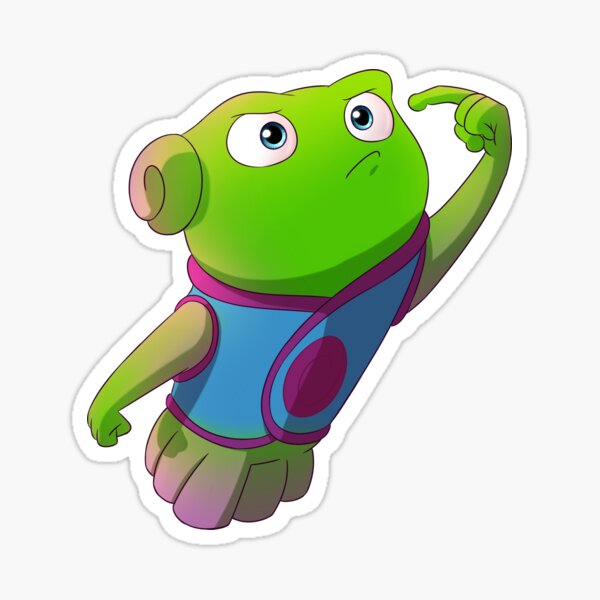 "Oh the Boov - Green" Sticker for Sale by KicsterAsh | Redbubble