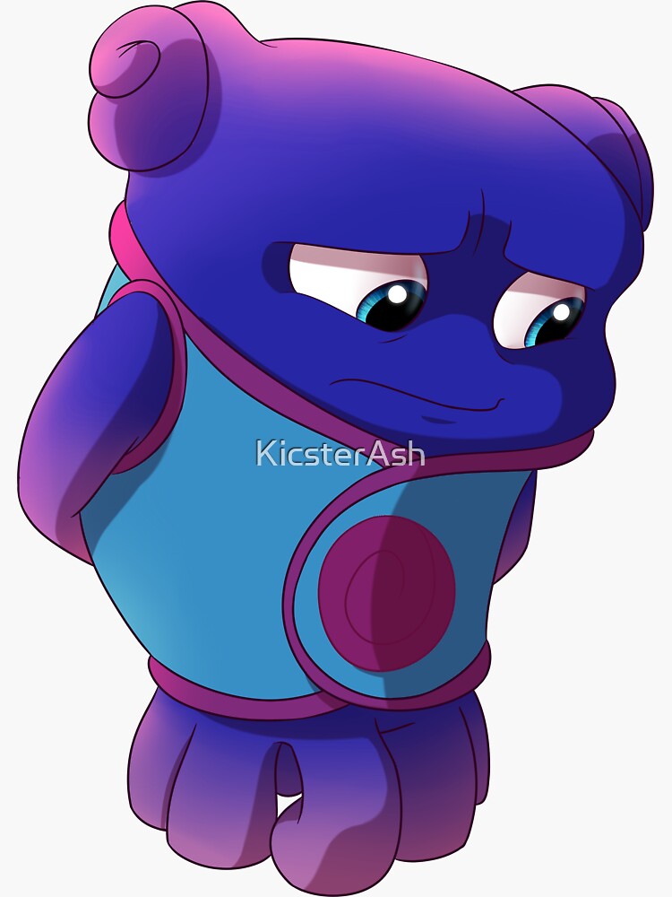 "Oh the Boov - Blue" Sticker for Sale by KicsterAsh | Redbubble