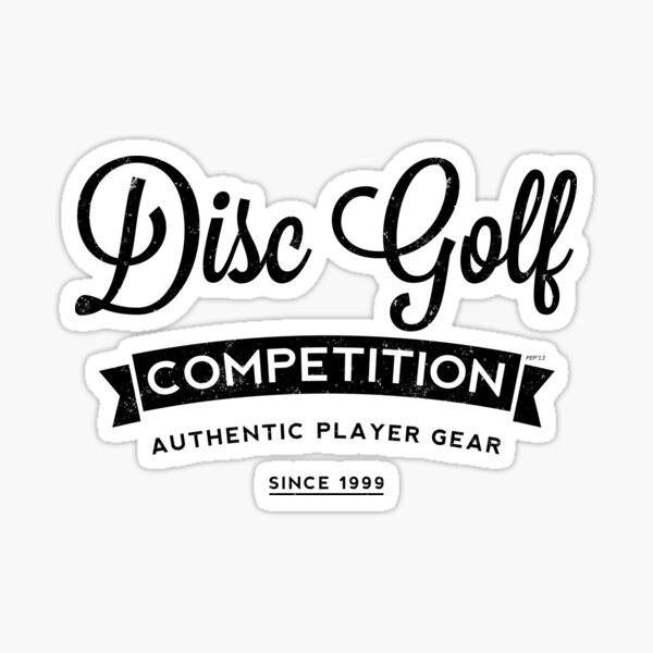 "Disc Golf Player Gear" Sticker for Sale by perkinsdesigns | Redbubble