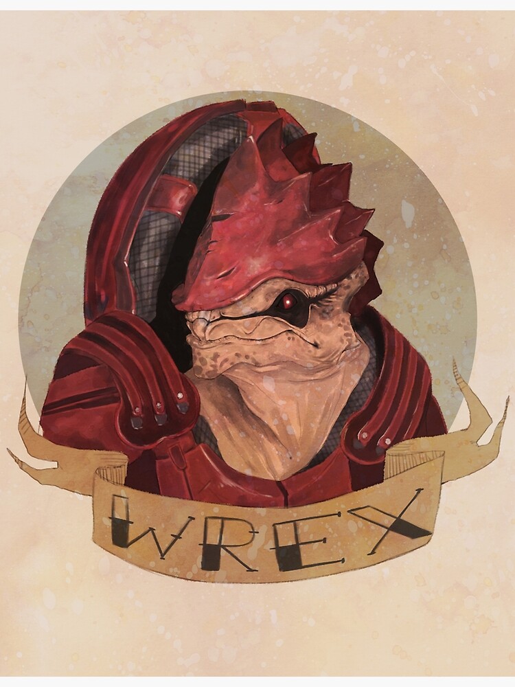 "Wrex" Art Print by Bskizzle | Redbubble