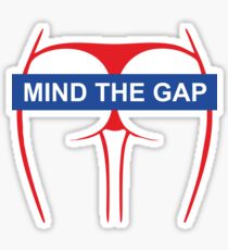 Mind The Gap Stickers | Redbubble