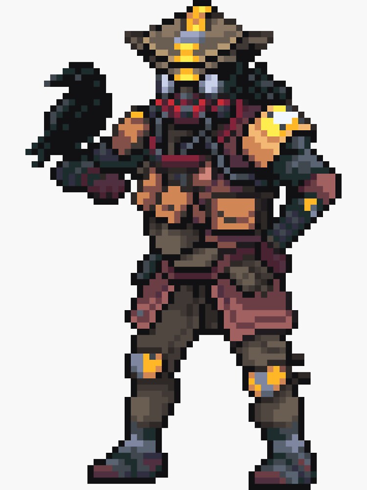 Pegatina «Bloodhound Apex Legends Pixel Art» de spykles | Redbubble