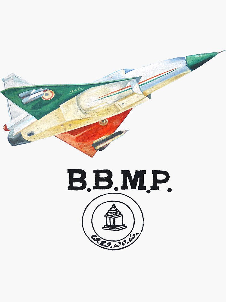 "BBMP Tejas Take Off - Indian Jet Fighter" Sticker by rooosterboy ...