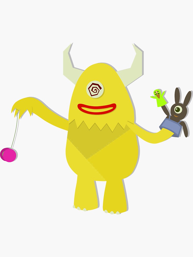 "Double Puppet" Sticker for Sale by milkymilkface | Redbubble