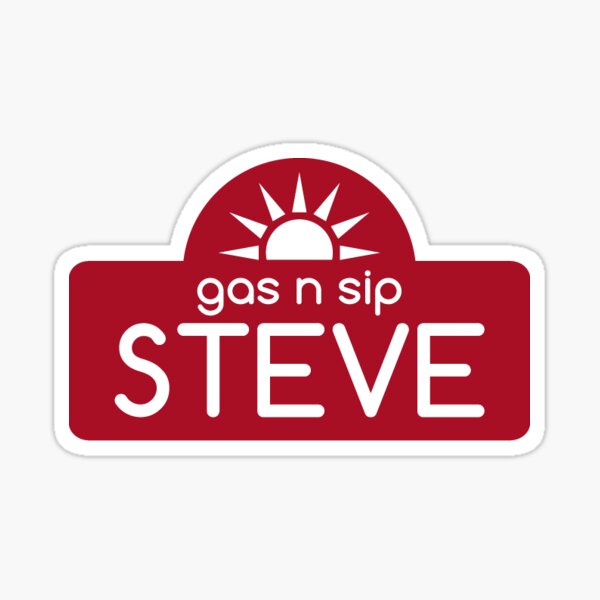 "Steve Nametag" Sticker by zorpzorp | Redbubble