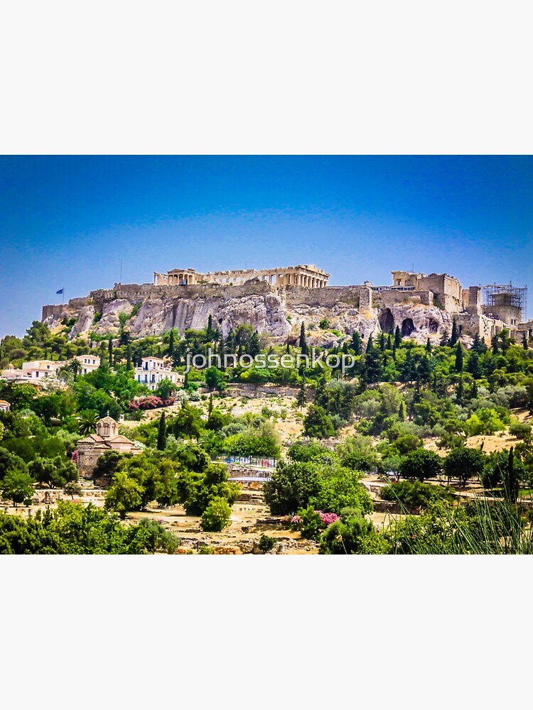"Athens Acropolis" Sticker for Sale by johnossenkop | Redbubble