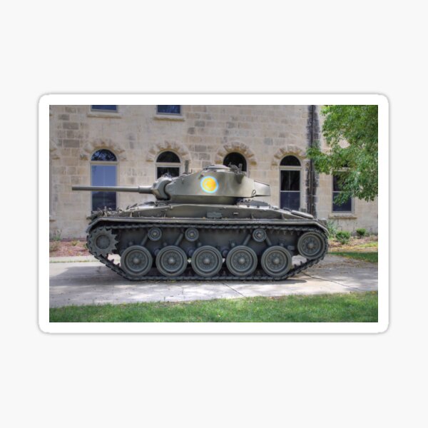 "M24 Chaffee Tank" Sticker for Sale by jimmyostgard | Redbubble