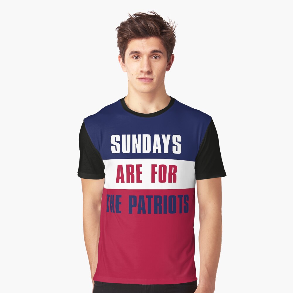 "Sundays are for The Patriots, New England" Sticker for Sale by elhefe ...
