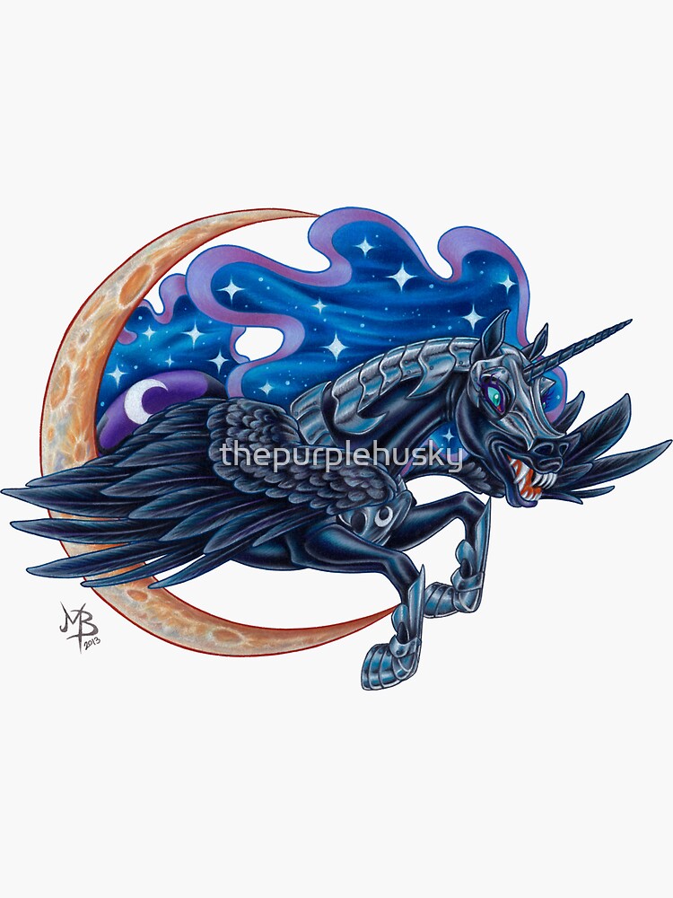 "Endless Night" Sticker for Sale by thepurplehusky | Redbubble