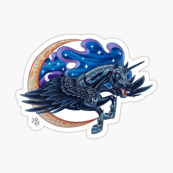 "Endless Night" Sticker for Sale by thepurplehusky | Redbubble