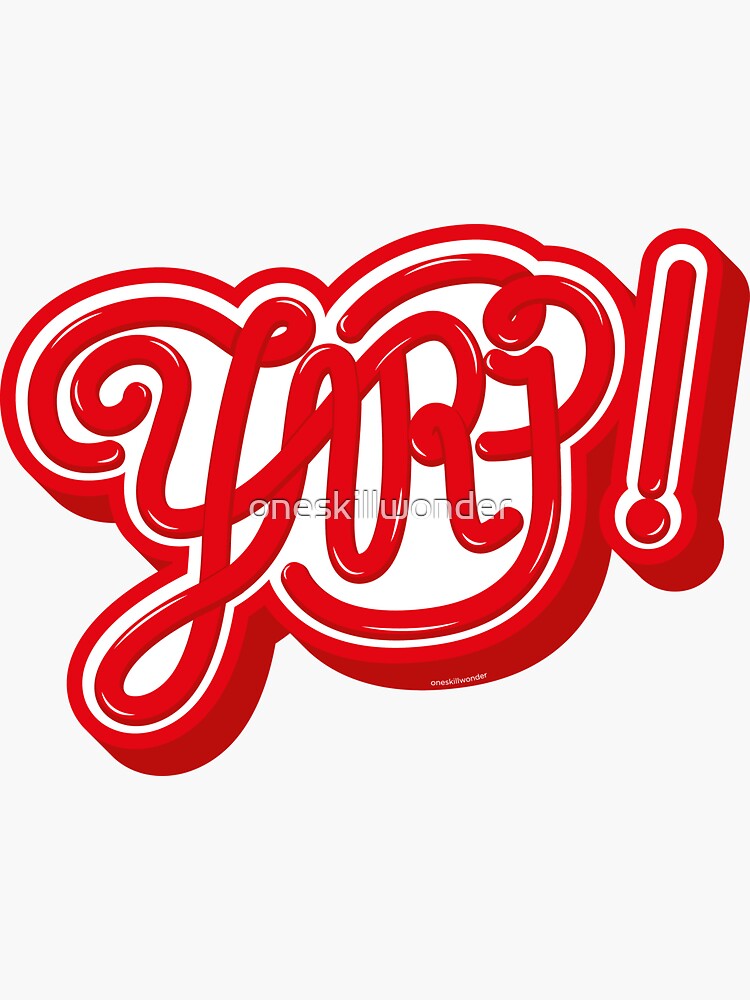"YARP!" Sticker for Sale by oneskillwonder | Redbubble
