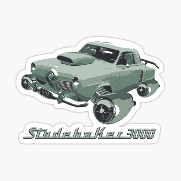 "Studebaker 3000 (Green)" Sticker for Sale by Bill Cournoyer | Redbubble