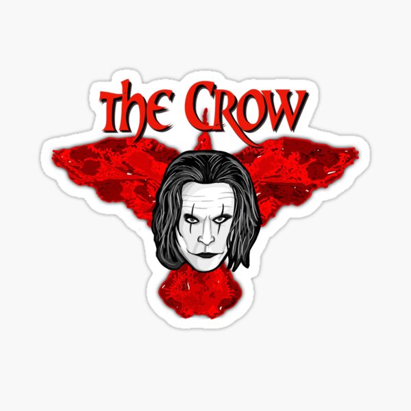 "the crow" Sticker by gjnilespop | Redbubble