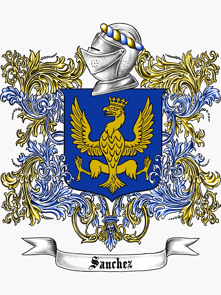 "Sanchez Family Crest" Sticker for Sale by atomicblizzard | Redbubble