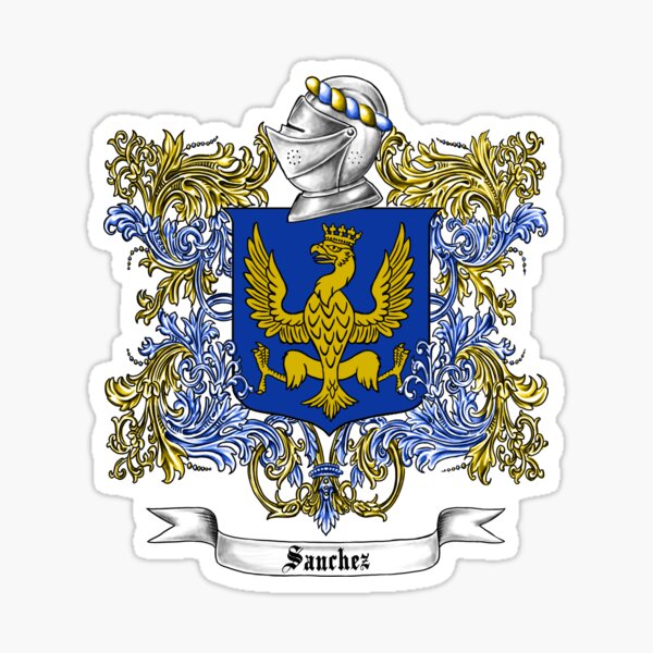 "Sanchez Family Crest" Sticker for Sale by atomicblizzard | Redbubble