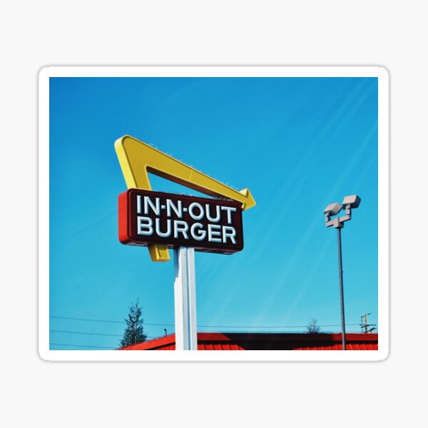 In N Out Stickers | Redbubble
