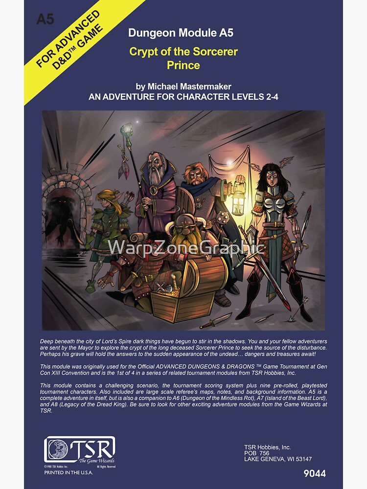 "Fantasy Module" Sticker for Sale by WarpZoneGraphic | Redbubble