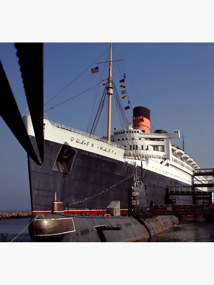 "RMS Queen Mary" Sticker for Sale by kuumbalion | Redbubble