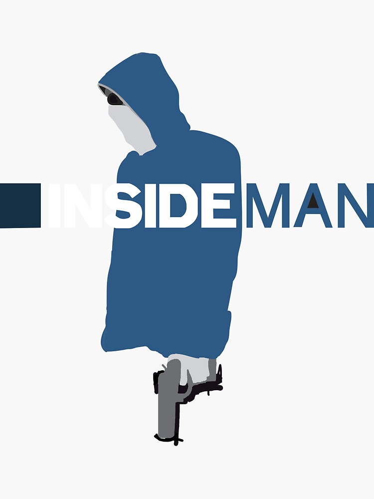 "Inside Man Logo" Sticker for Sale by MissyLysi | Redbubble