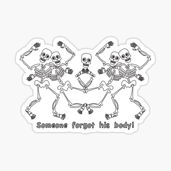 "The Body-less Head" Sticker for Sale by Lefrog | Redbubble