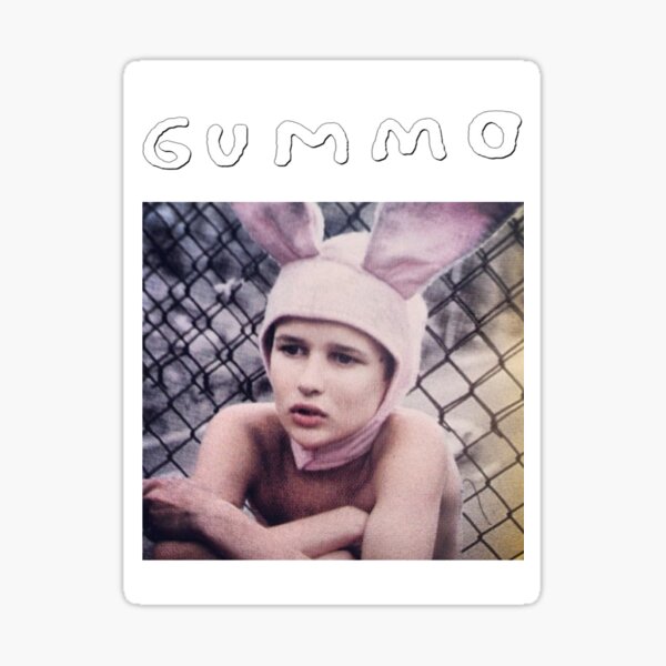 "GUMMO- bunny boy tee" Sticker by SUPERSCREAMERS | Redbubble