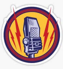 Microphone Stickers | Redbubble