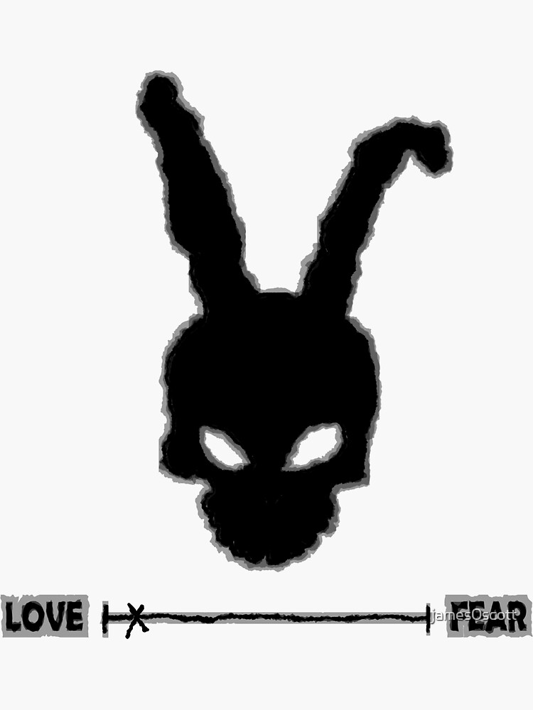 "Frank the rabbit" Sticker by james0scott | Redbubble