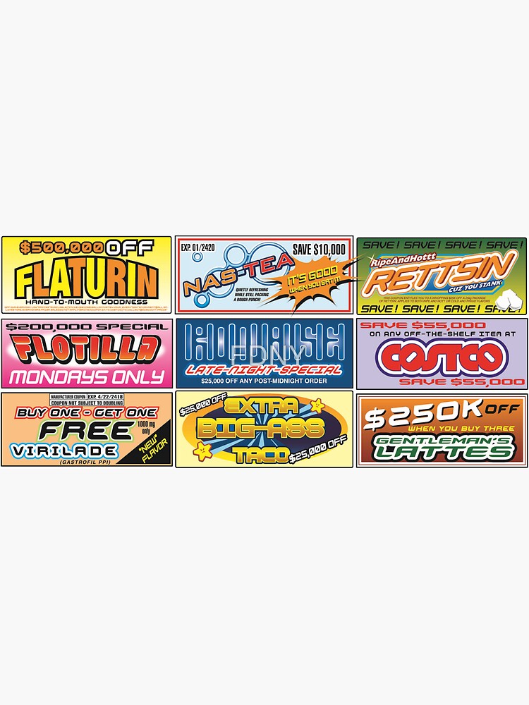 "Idiocracy Flyer 2" Sticker for Sale by FDNY | Redbubble