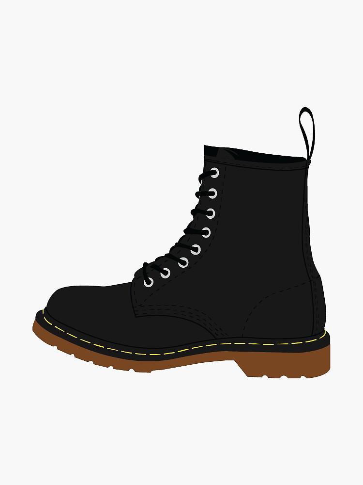 "Doc Marten Boots" Sticker for Sale by savannahhayes | Redbubble