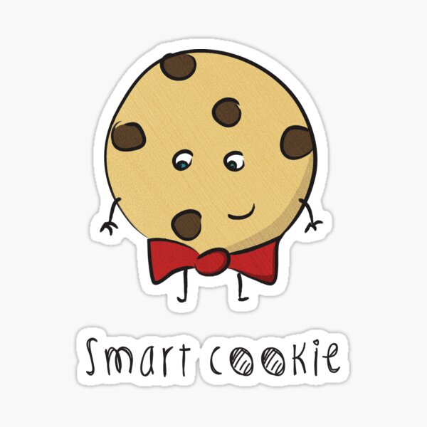 "Smart Cookie" Sticker by hayywire | Redbubble