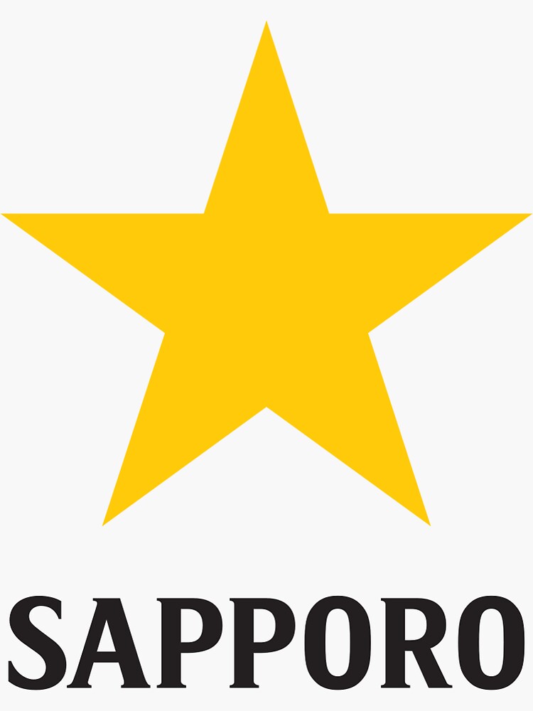 "Sapporo Beer " Sticker for Sale by tharsheblows | Redbubble