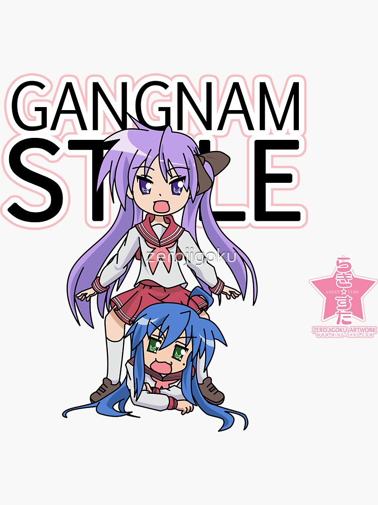 "Gangnam Style Parody" Sticker for Sale by zerojigoku | Redbubble