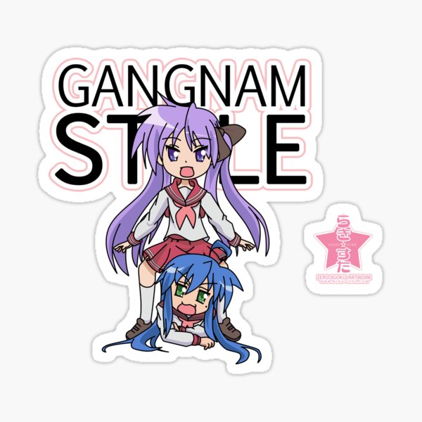 "Gangnam Style Parody" Sticker for Sale by zerojigoku | Redbubble