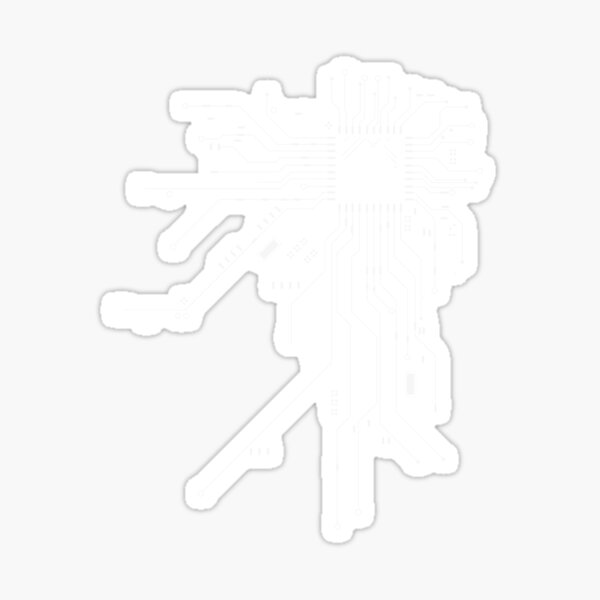 "CPU Computer Heart White" Sticker by UnitedsWorld | Redbubble