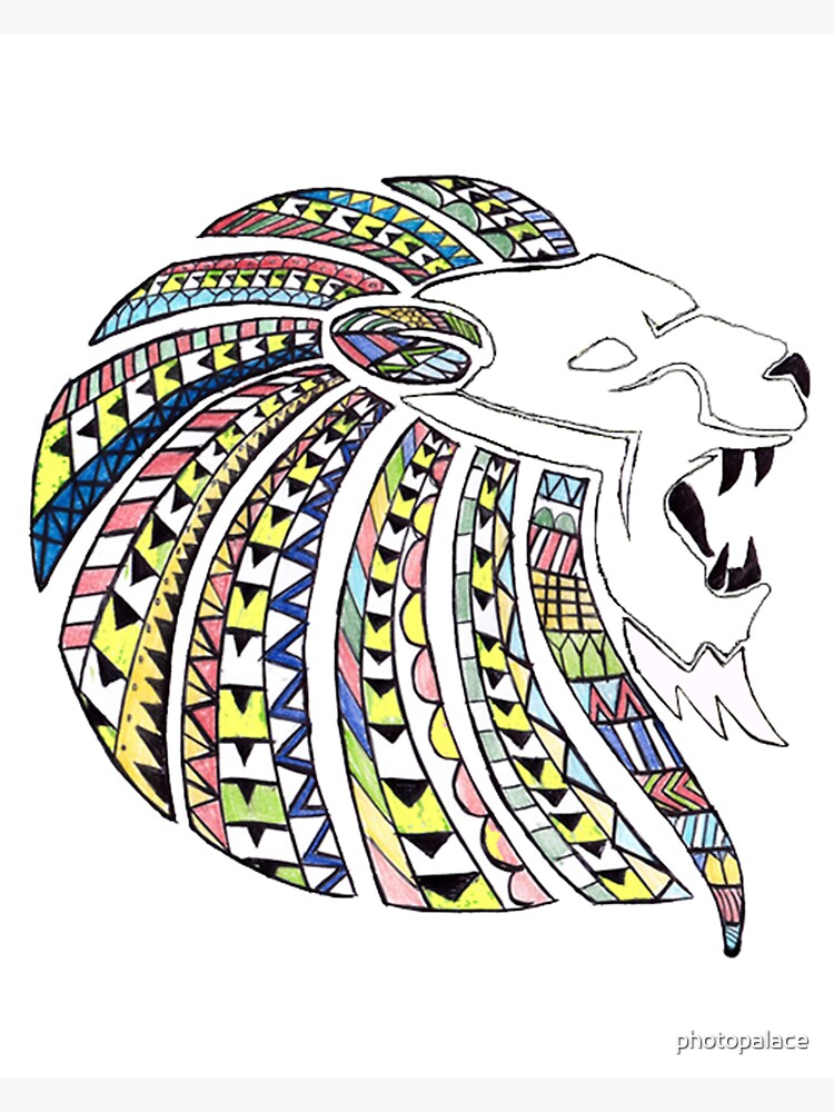 "Aztec Lion" Sticker for Sale by photopalace | Redbubble