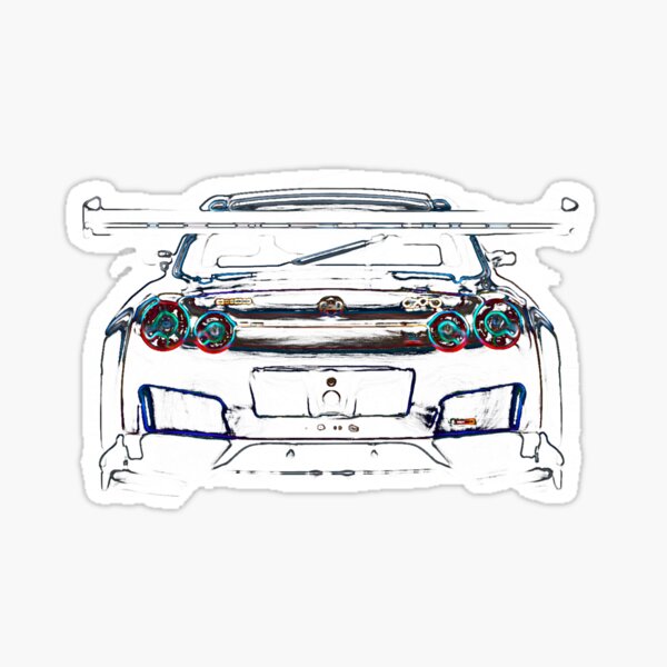 "Nissan GTR NISMO" Sticker for Sale by hottehue | Redbubble
