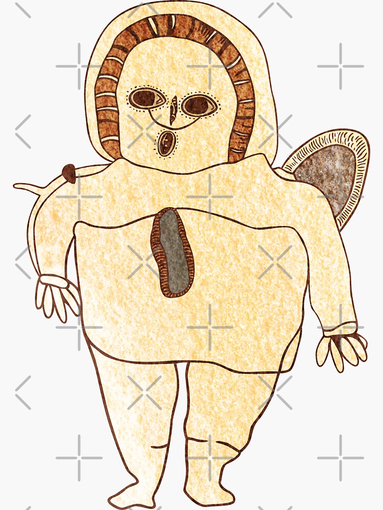 "Ancient Spaceman" Sticker by GritFX | Redbubble