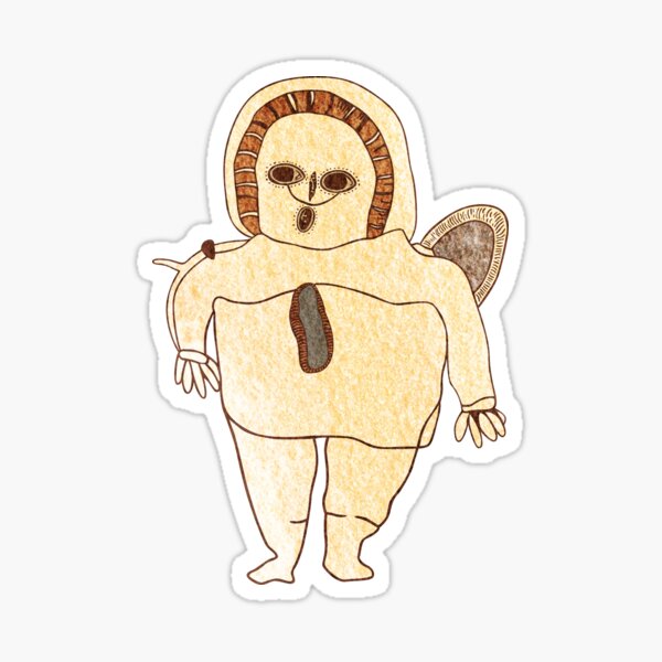 "Ancient Spaceman" Sticker by GritFX | Redbubble