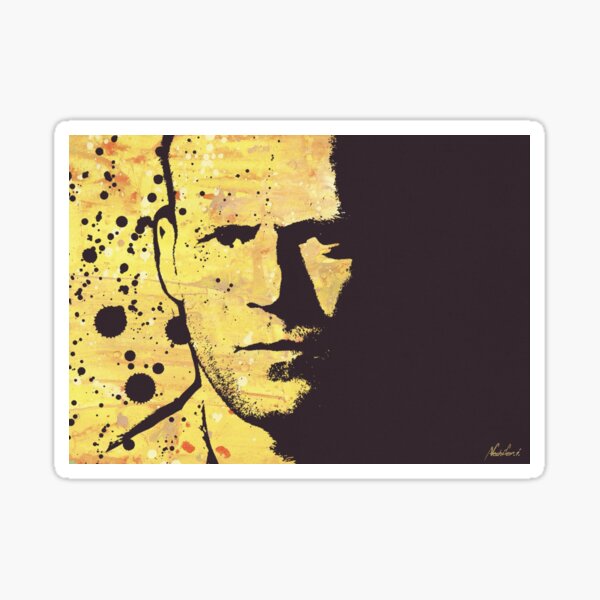 "jason statham" Sticker for Sale by Inechifor7 | Redbubble