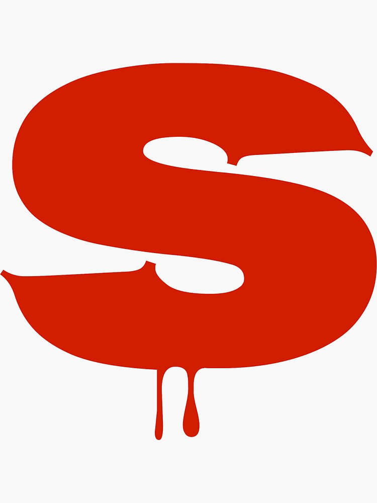 "Dripping Letter S" Sticker for Sale by myminimalist | Redbubble