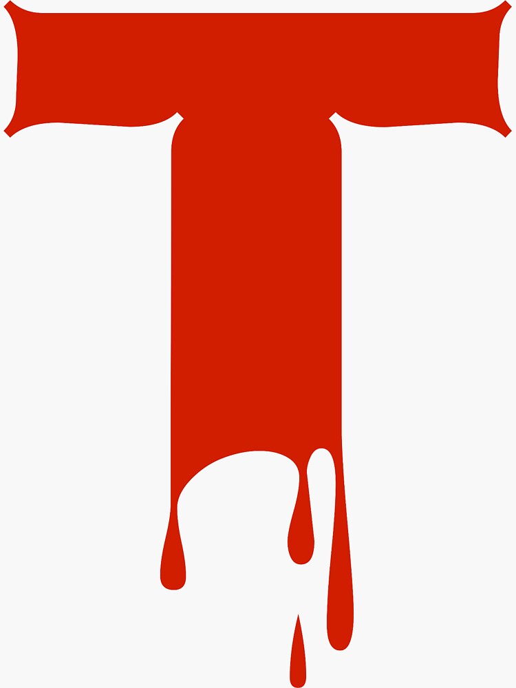 "Dripping Letter T" Sticker for Sale by myminimalist | Redbubble