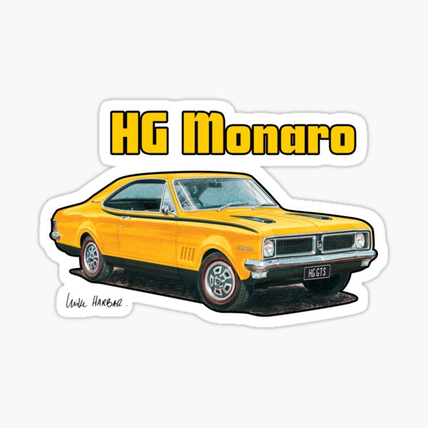 "HG Monaro Design" Sticker for Sale by UncleHenry | Redbubble