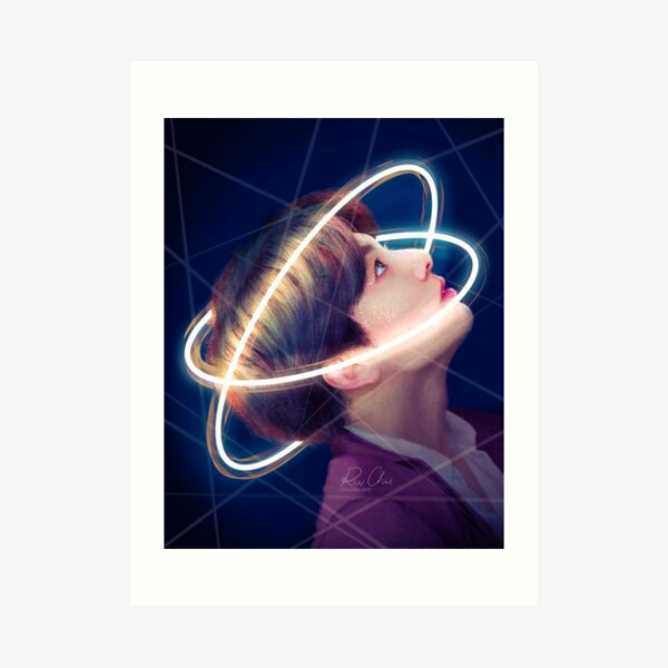 "Neon - Jungkook" Art Print for Sale by RuChuu | Redbubble