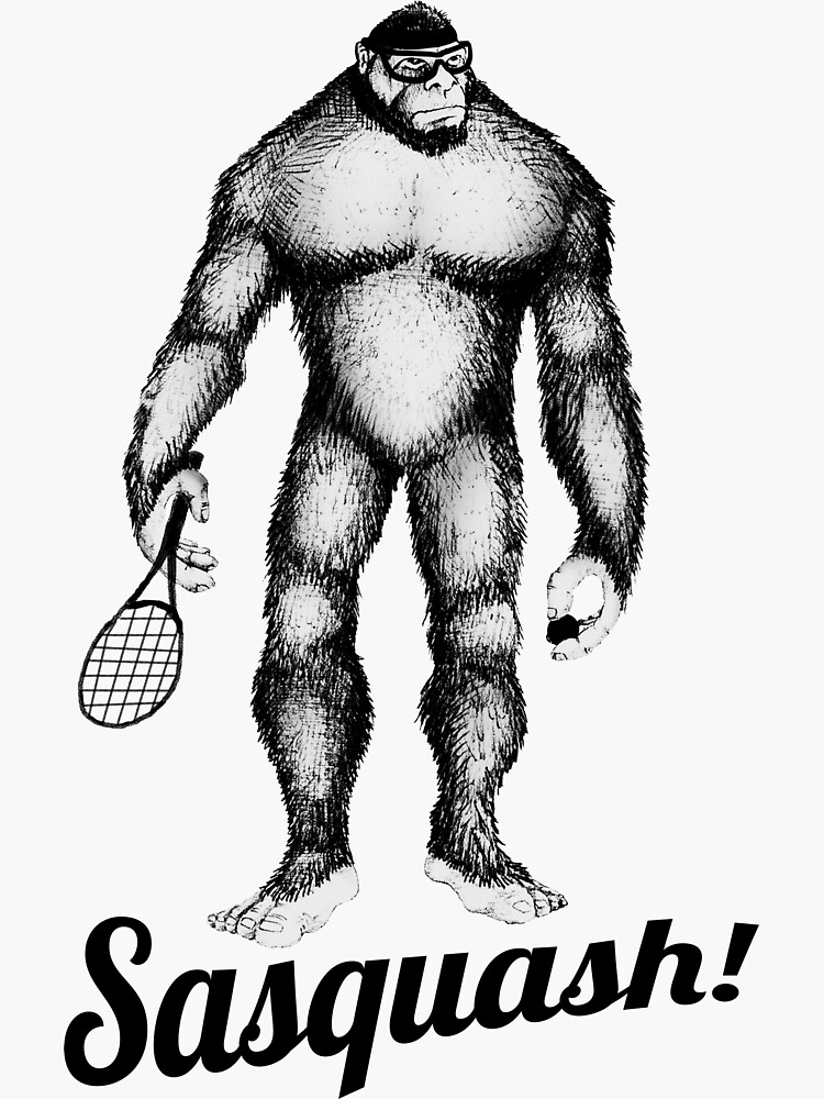 "Sasquash!" Sticker for Sale by bestnevermade | Redbubble