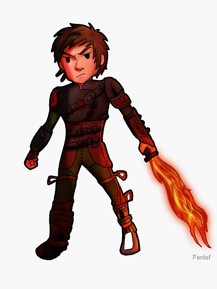 "Hiccup" Sticker by Fenlaf | Redbubble
