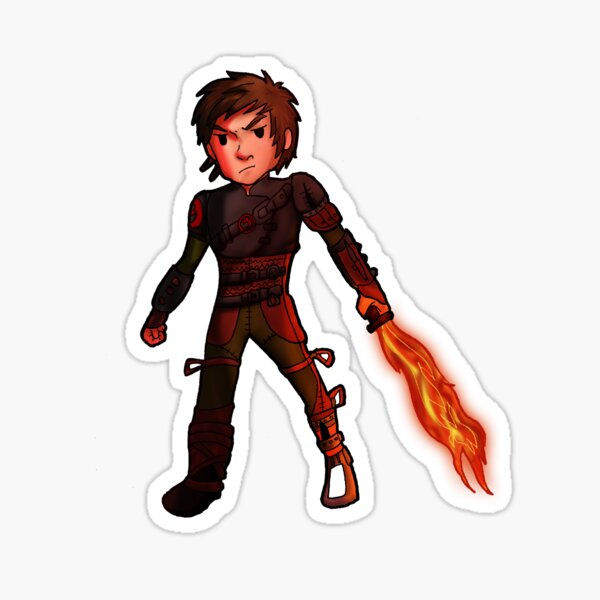 "Hiccup" Sticker by Fenlaf | Redbubble