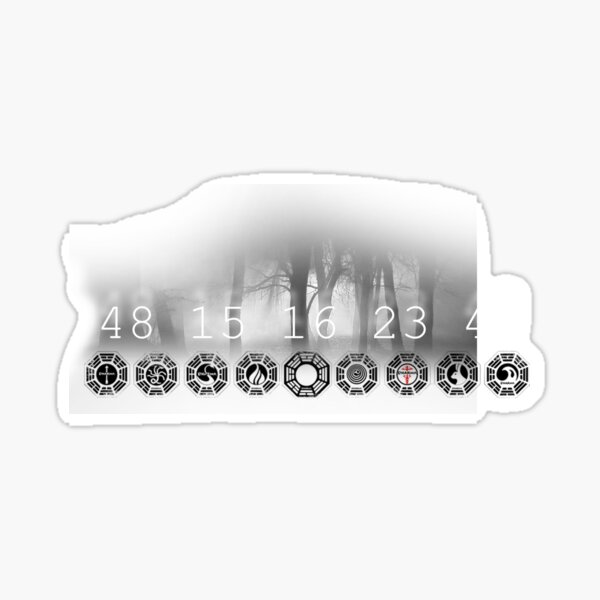 "Lost Symbols" Sticker for Sale by Joschkit | Redbubble