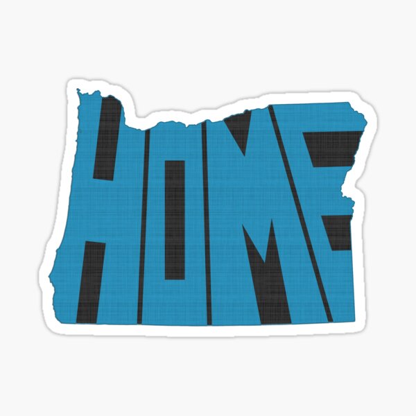 "Oregon HOME state design" Sticker by surgedesigns | Redbubble