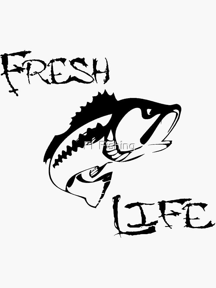 "Fresh Life Back T-shirt" Sticker for Sale by ContactLenz | Redbubble