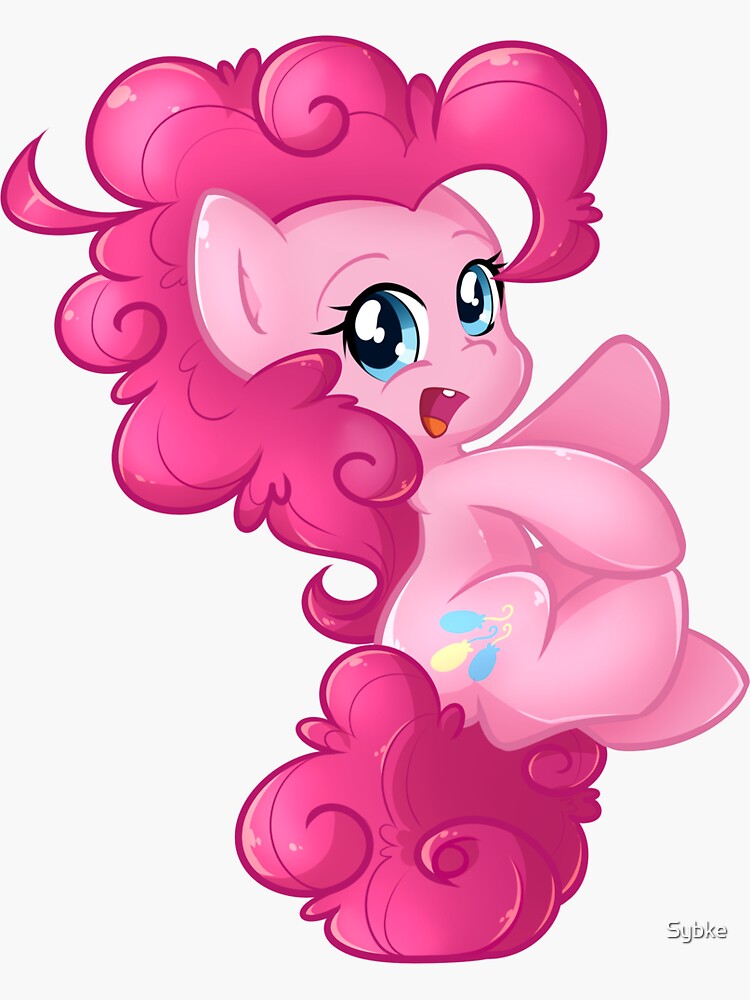 "Chibi Pinkie Pie" Sticker for Sale by Sybke | Redbubble